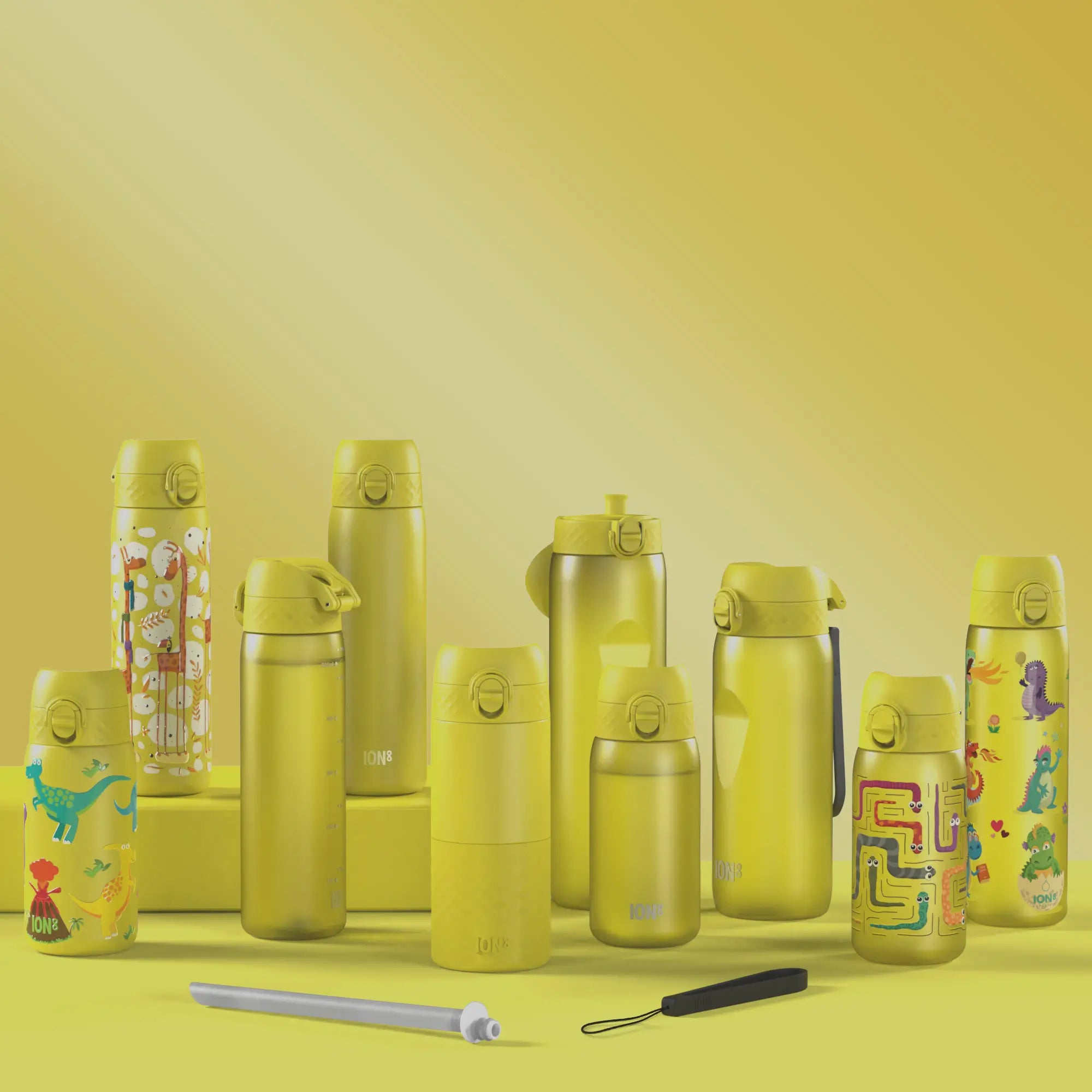Yellow Water Bottles – ION8.COM